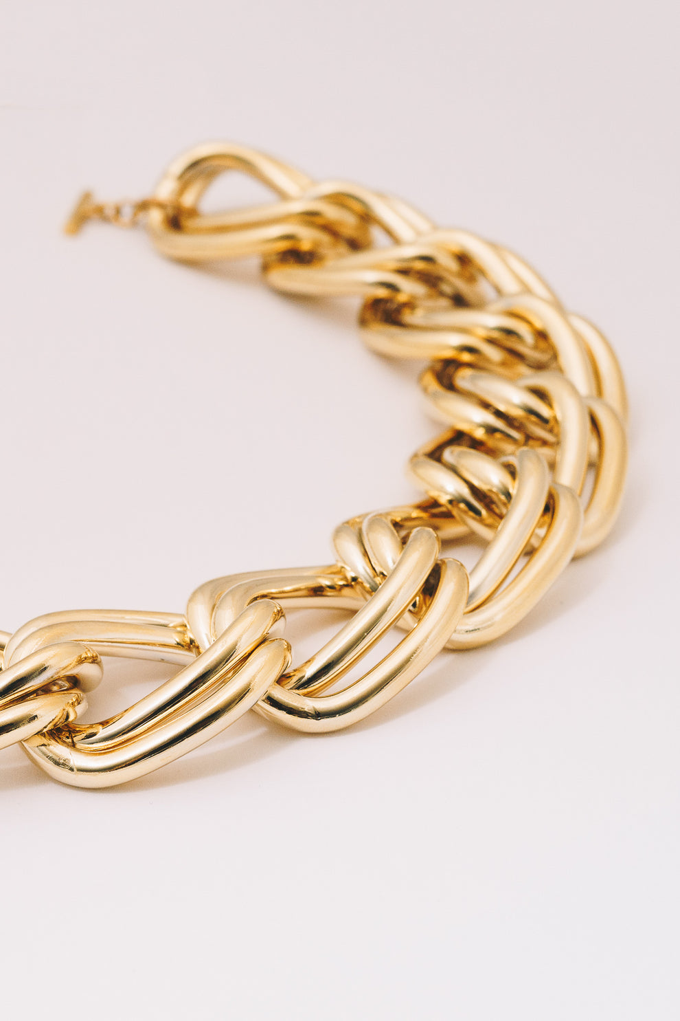 Arlo Large Link Chain Necklace | 18k Gold Plating – Janna Conner